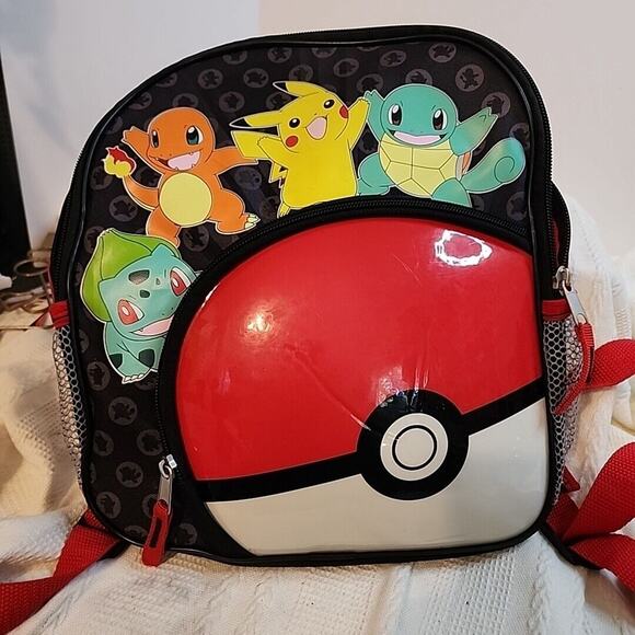 Pokémon | Accessories | Pokemon 26 Kids Backpack Pikachu Charizard ...